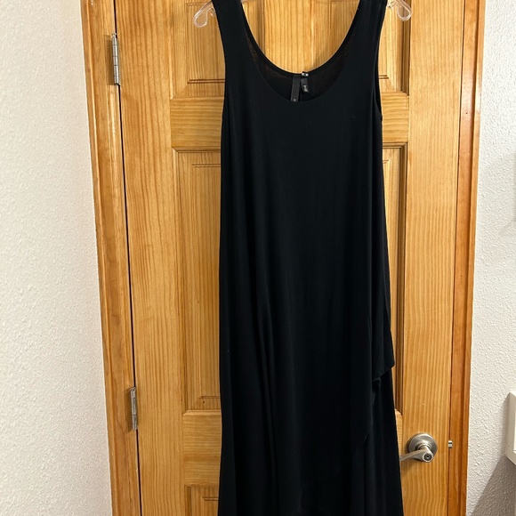 ellumiNation | Dresses | Black Summer Dress Layered Hemlines By ...